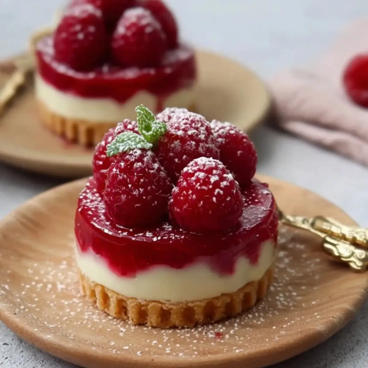 Topfen-Himbeer-Törtchen einfach selbst gemacht - DailyRezepte