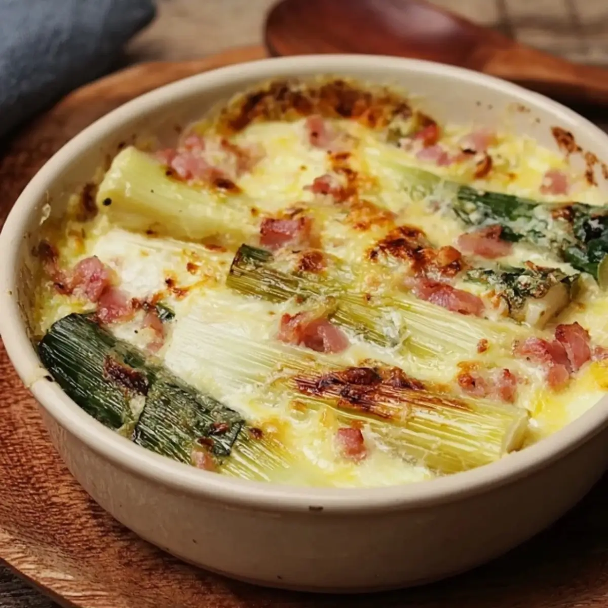 Überbackener Lauch: einfaches Ofengericht mit Käse - DailyRezepte