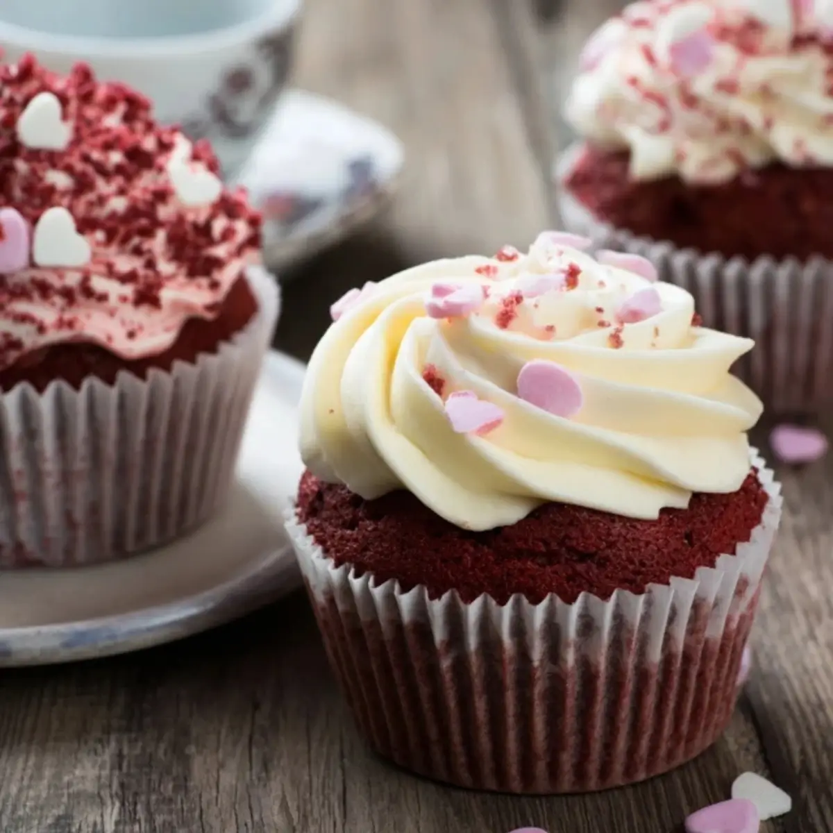 Red Velvet Muffin einfach backen mit cremiger Füllung - DailyRezepte